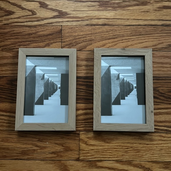 Made By Design | Accents | Set Of 2 Target Thin Wood Grain 4x6 In Photo ...